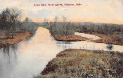 Little Blue River Scene Fairbury Nebraska | eBay