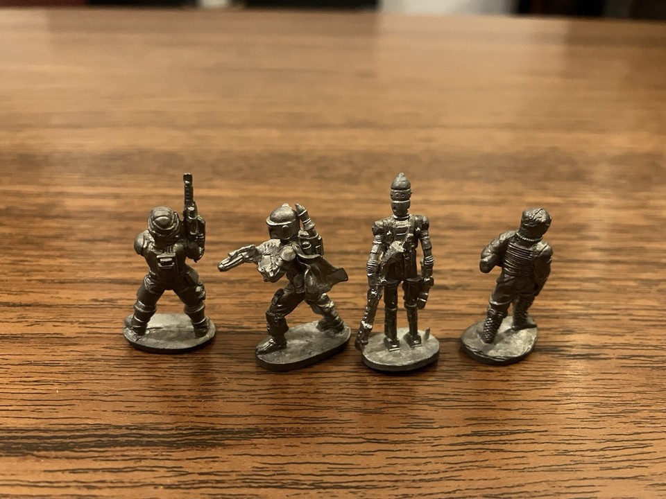 Vintage Star Wars West End Games Miniatures Bounty Hunters Bundle Boba ...