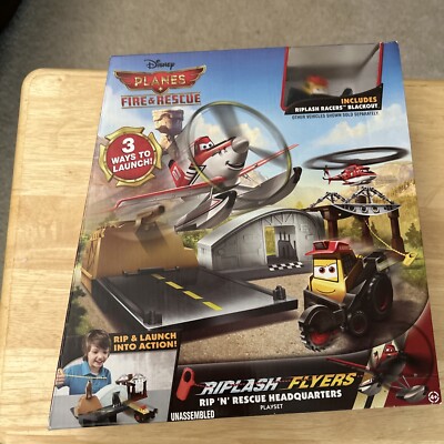 DISNEY PLANES RIP N RESCUE HEADQUARTERS RIPLASH FLYERS PLAYSET SAVE 6% ...
