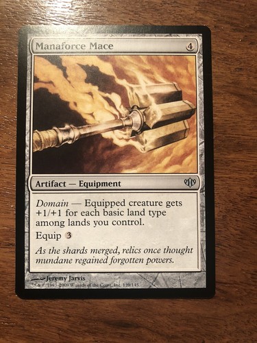 Magic The Gathering MTG Conflux Uncommon Manaforce Mace lot of 3 | eBay