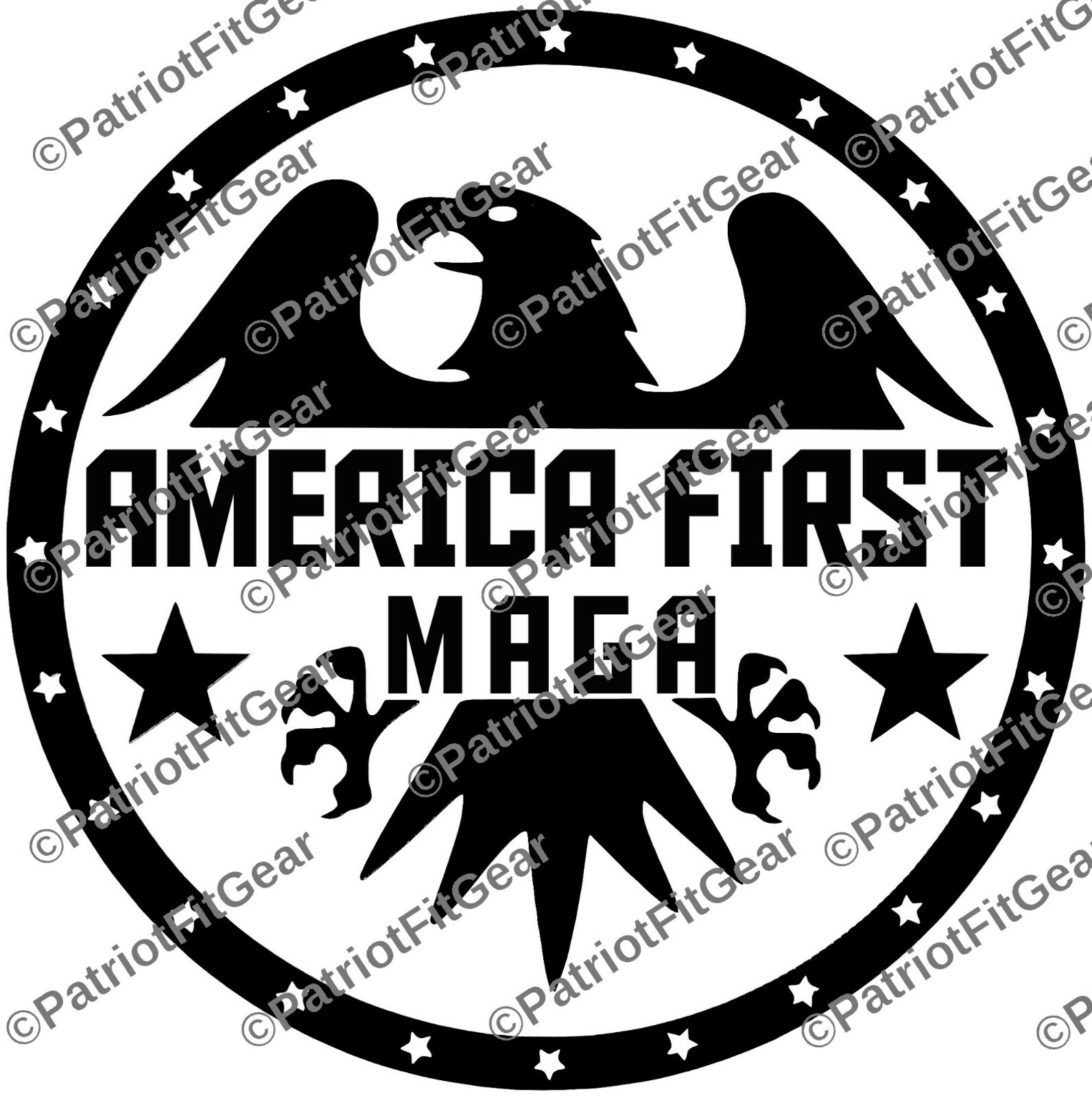 America First,Eagle,In God We Trust,MAGA,Dont Tread On Me,Sticker,Vinyl ...