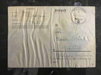 1940 Army Wehrmacht Germany Feldpost postcard Cover | eBay