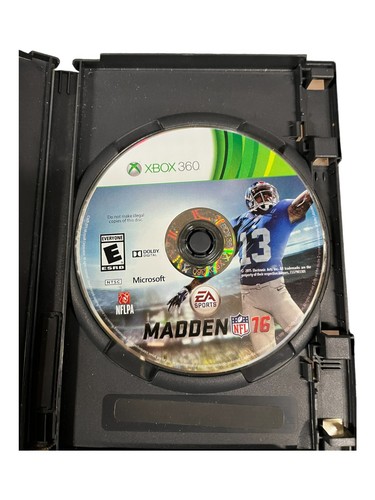 Microsoft Xbox 360 Disc Only TESTED Madden NFL 16 | eBay