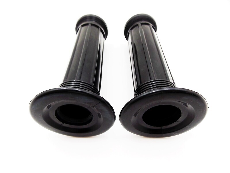 YAMAHA XT250 80-83 JBS BLACK HAND GRIP SET LEFT RIGHT PAIR HANDLEBAR ...