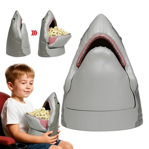 Limited edition 50th Anniversary Popcorn Bucket Big White Shark Great ...