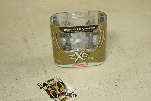 Sylvania 9003 SilverStar zXe Gold Halogen Headlight Pair Set 2 Bulbs ...