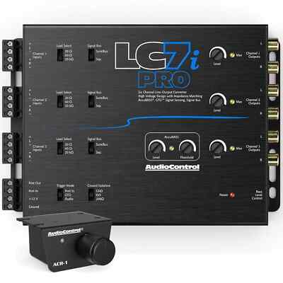 AudioControl LC7i PRO 6 Channel Line Out Converter with AccuBASS & Dash ...