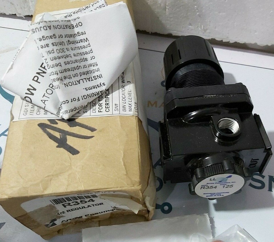 ARROW PNEUMATIC R354 1/2 REGULATOR | eBay