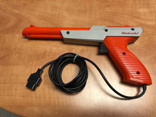 Official Orange Nintendo NES-005 Zapper Light Gun Controller | eBay
