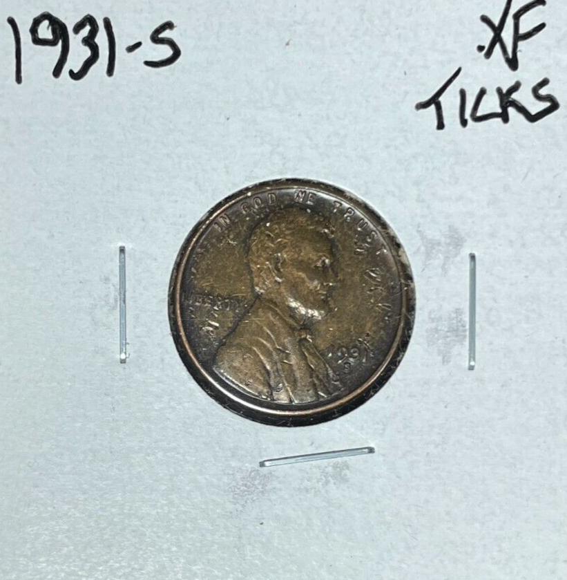 1931-S LINCOLN WHEAT CENT ~ XF / TICKS ~NICE KEY DATE COIN~ | eBay