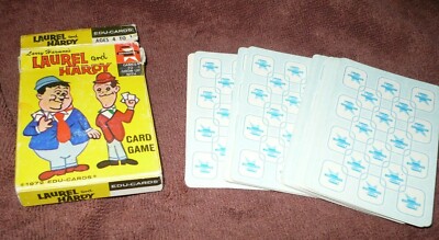 1972 Larry Harmon's Laurel and Hardy Card Game by Edu-Cards F6 | eBay