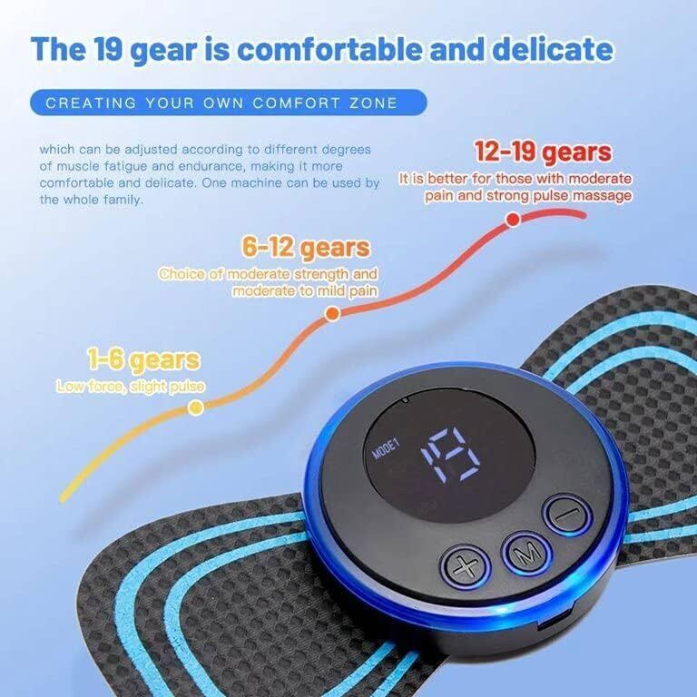 Electric Neck Massager Back Full Body Stimulator Pain Relief Device ...