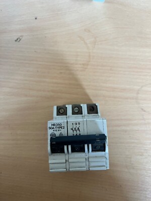 Wylex HB 50 Amp Type 2 3 Phase Pole MCB Circuit Breaker 415v | eBay UK