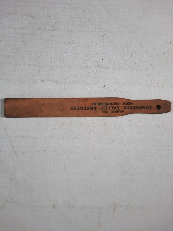 Vintage Minnesota Valley Breeders Herd Improvement stick | eBay