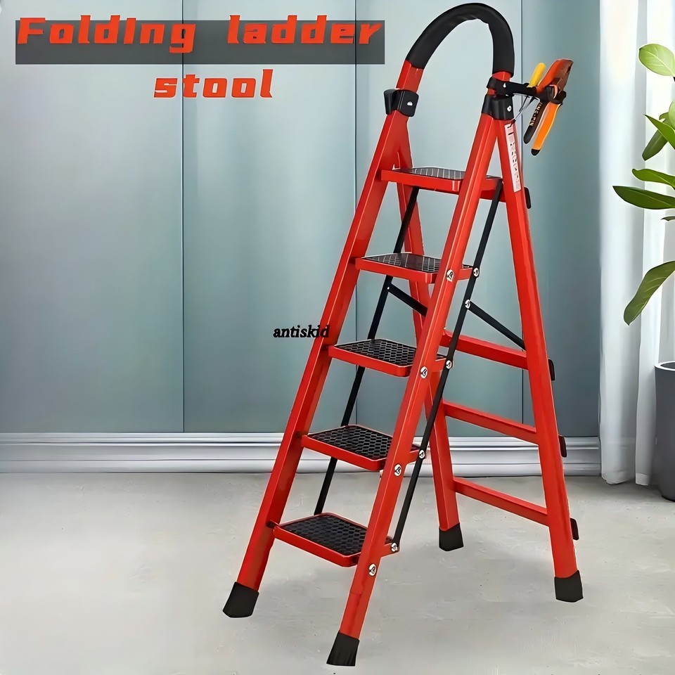 Heavy-Duty 500 lbs Capacity Folding ladder - Industrial/Residential ...