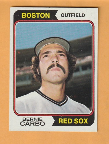 Bernie Carbo Boston Red Sox 1974 Topps #621 Livonia Michigan | eBay