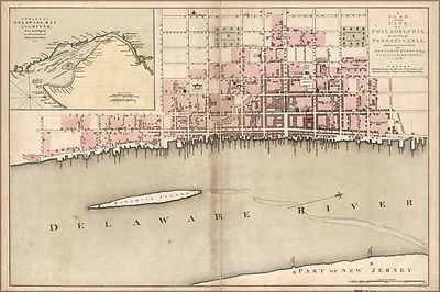 Poster, Many Sizes; Map Of The City Of Philadelphia 1776 | eBay
