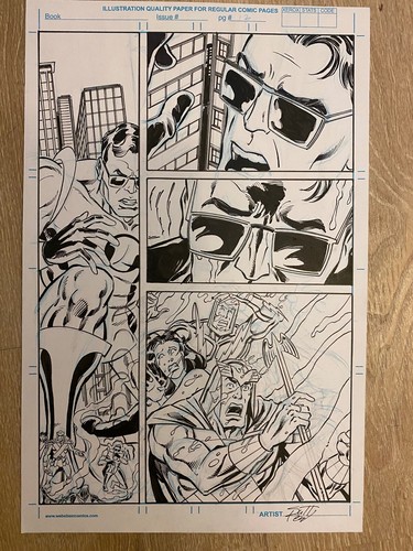 ORIGINAL COMIC ART SAGA OF A DOOMED UNIVERSE BY SCOTT REED | eBay