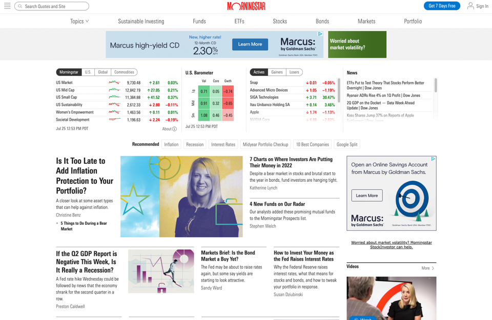 Morningstar Premium 12-Month Subscription Expert Research for Smarter ...