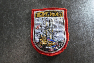 HMS Victory Woven Cloth Patch Badge (L84S) | eBay UK