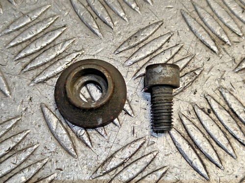 BMW K100 16V K1100 RS LT K1 FRONT WHEEL SPINDLE AXLE BOLT SCREW W ...