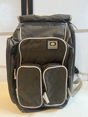 Ogio Street Urboe padded heavy duty backpack laptop bag Black/Gray ...