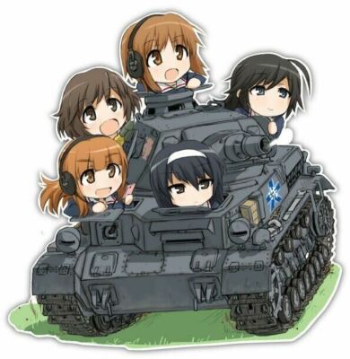 Girls und Panzer Anime JDM Car Window Decal Sticker 001 | eBay