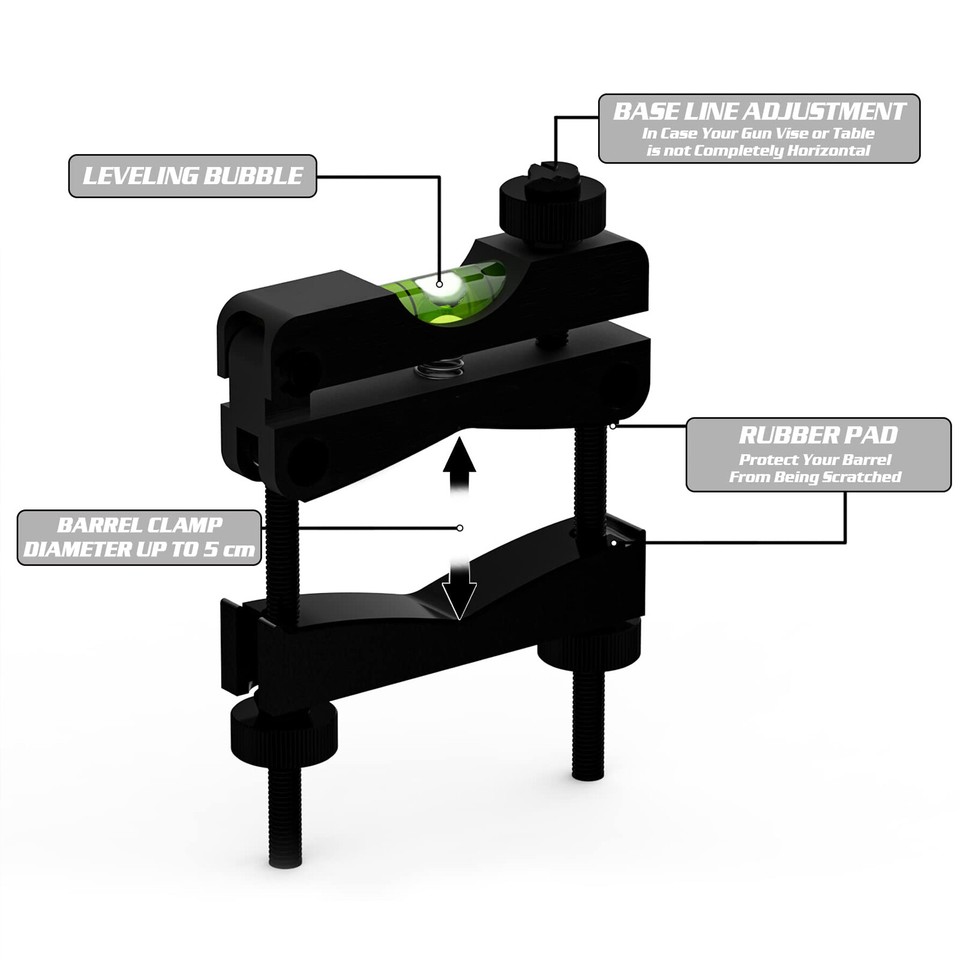 Reticle Leveling System Firearm Scope Crosshair Alignment Level Tool ...