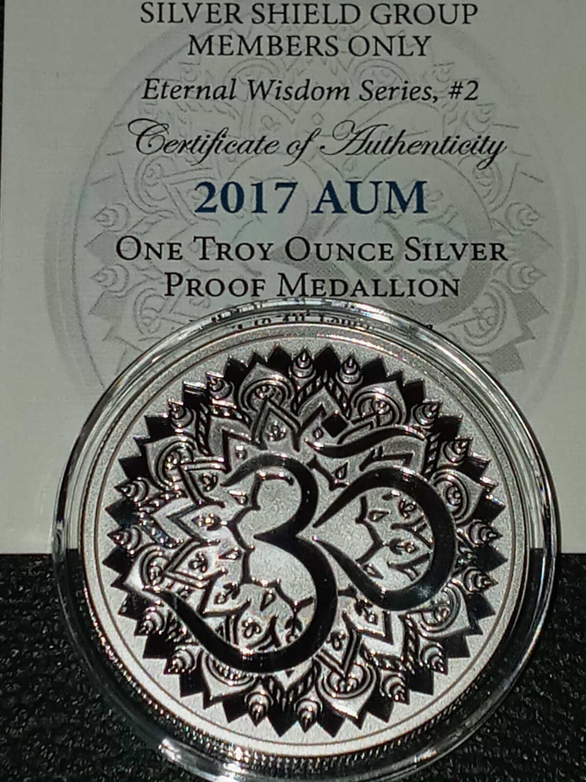 3 oz silver Eternal Wisdom Proof Set Enso AUM Ying yang | eBay
