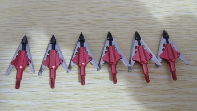 6pcs Nap Archery Bloodrunner Broadheads 100 Grain Hunting Arrowheads ...