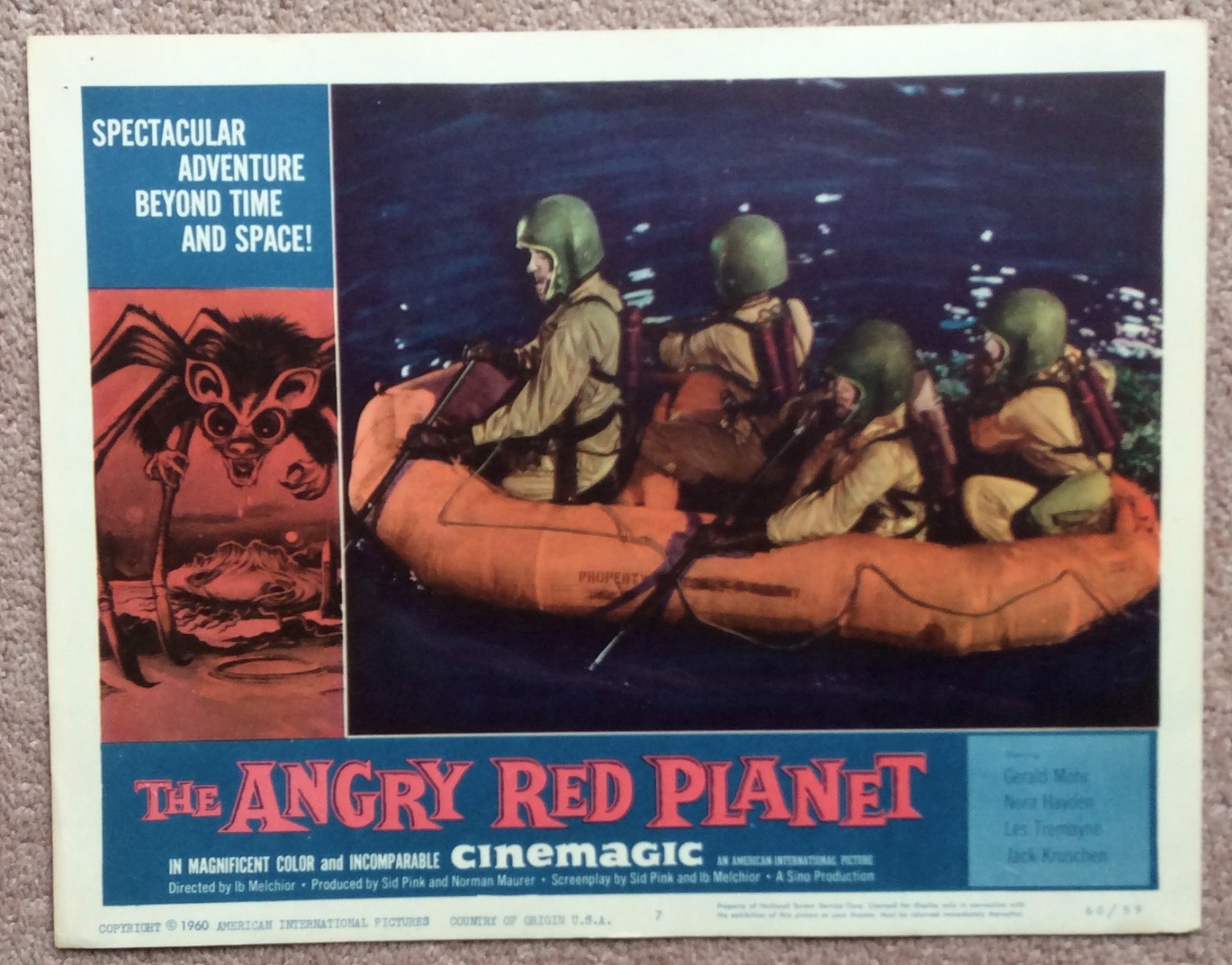 The Angry Red Planet. Lobby Card | eBay
