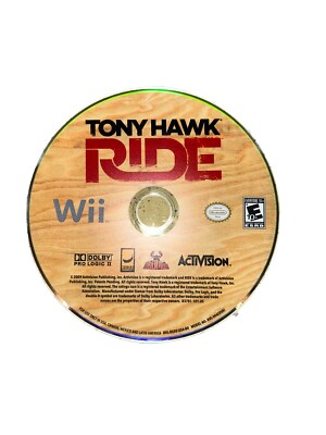 Tony Hawk: Ride (Nintendo Wii, 2009) Game Only requires Wii Skateboard ...