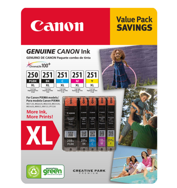 Canon XL Value Pack Ink New Sealed! 250XL 251XL 660685121706 | eBay