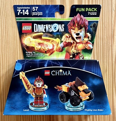 LEGO Dimensions Lego Chima Laval/Mighty Lion Rider, New in Box | eBay