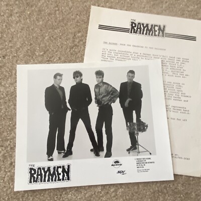 The Raymen 1988 Press Photo Blue Turtle Records German Psychobilly ...
