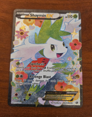 Shaymin EX (Full Art) RC21/RC25 Legendary Treasures: Radiant Collection ...