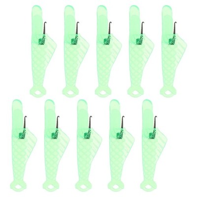 10 Pcs Plastic Fish Mouth Sewing Machine Needle Threader Tool for ...