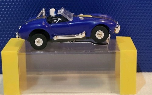Dash Shelby AC Cobra 427 Blue/Gold HO Slot Car AW Chassis In T-jet ...