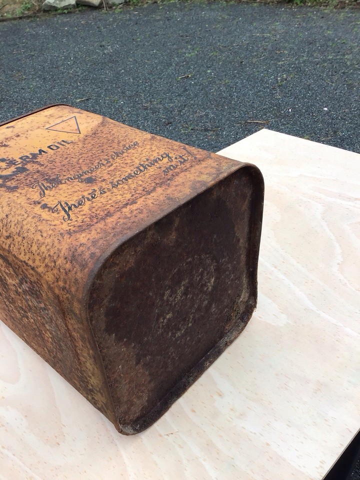 Rare Germ Oil 5 Gallon Pyramid Can ,including beautiful patina ,! | eBay UK