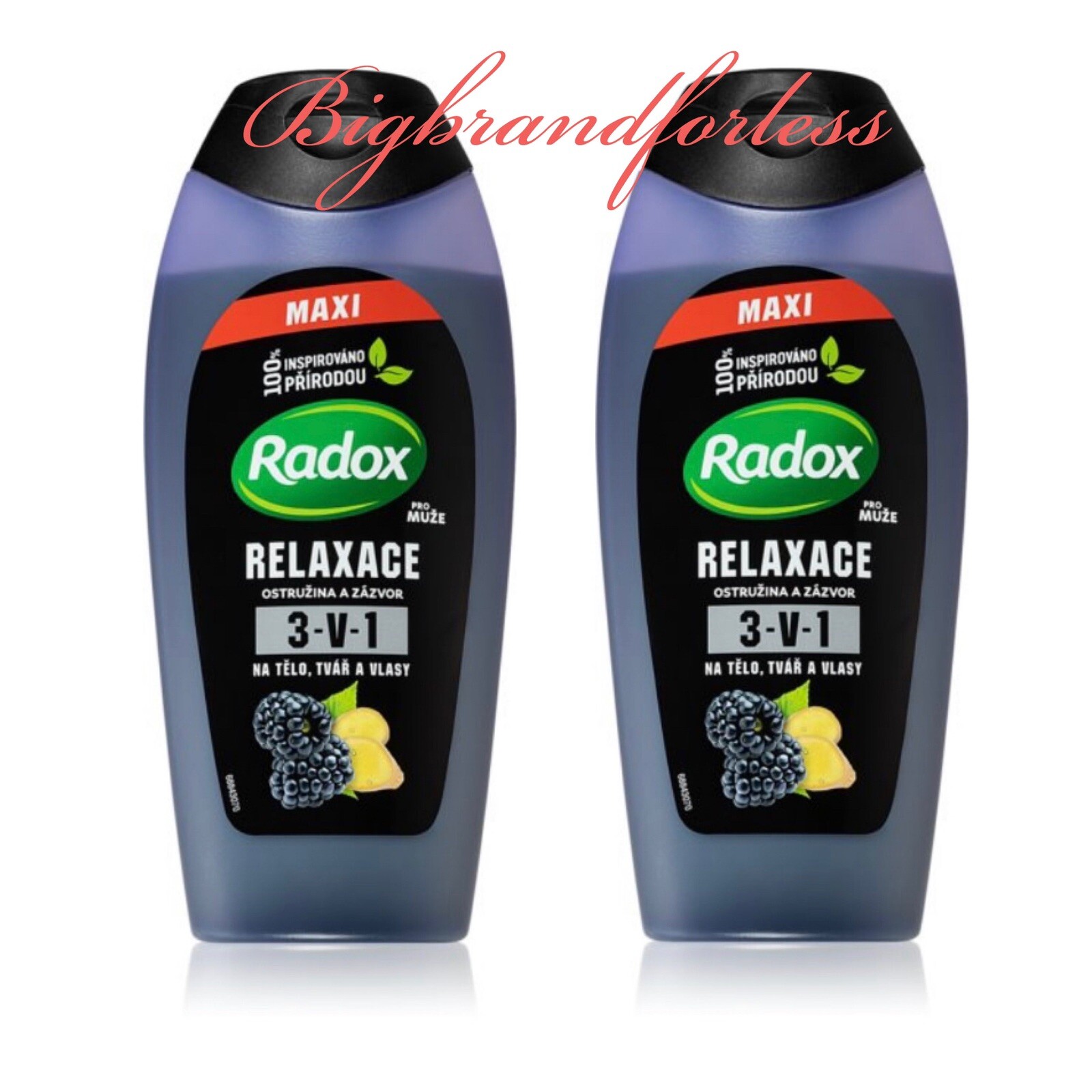 RADOX WILD SHOWER GEL BODY WASH 3 IN 1 BLACKBERRY AND GINGER 400 ML -2 ...