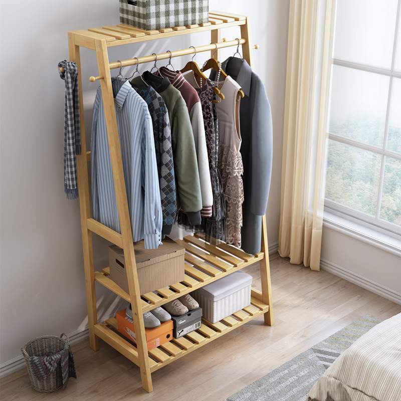 3 Tier Full Open Wardrobe Clothes Rail Rack Large Corner Hanging Coat ...