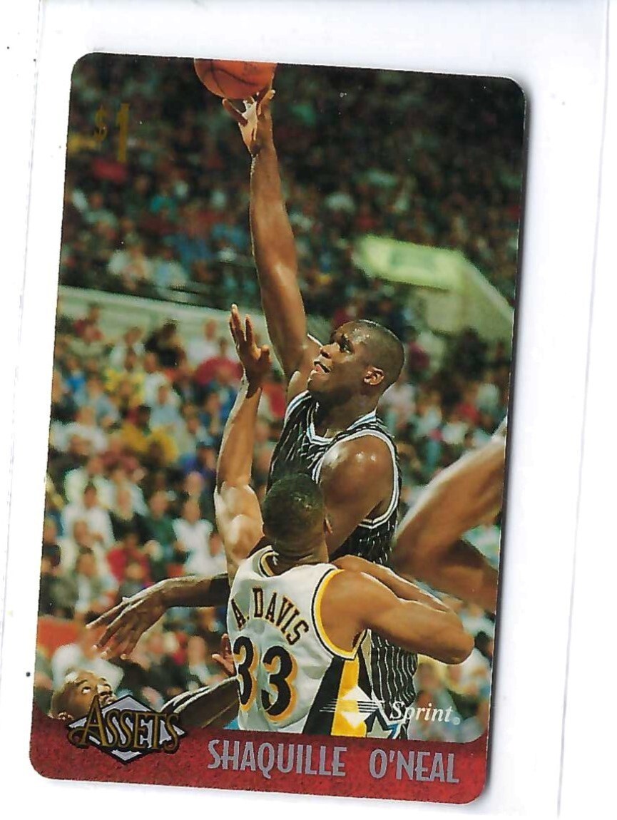 1996 Classic Assets $1 Phone Card Shaquille O'Neal | eBay
