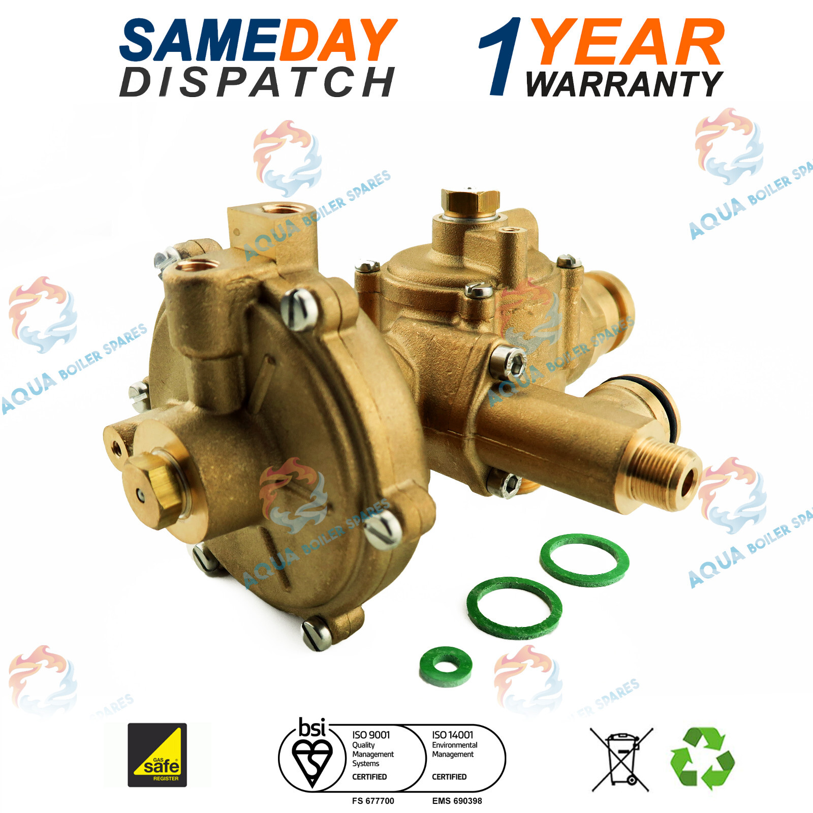 BAXI COMBI 80E,80 ECO,105E,105HE DIVERTER & WATER VALVE 248061 7224344 ...