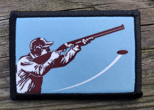 Skeet Shooting Morale Patch Hook and Loop Clay Army Custom Tactical 2A Gear | eBay