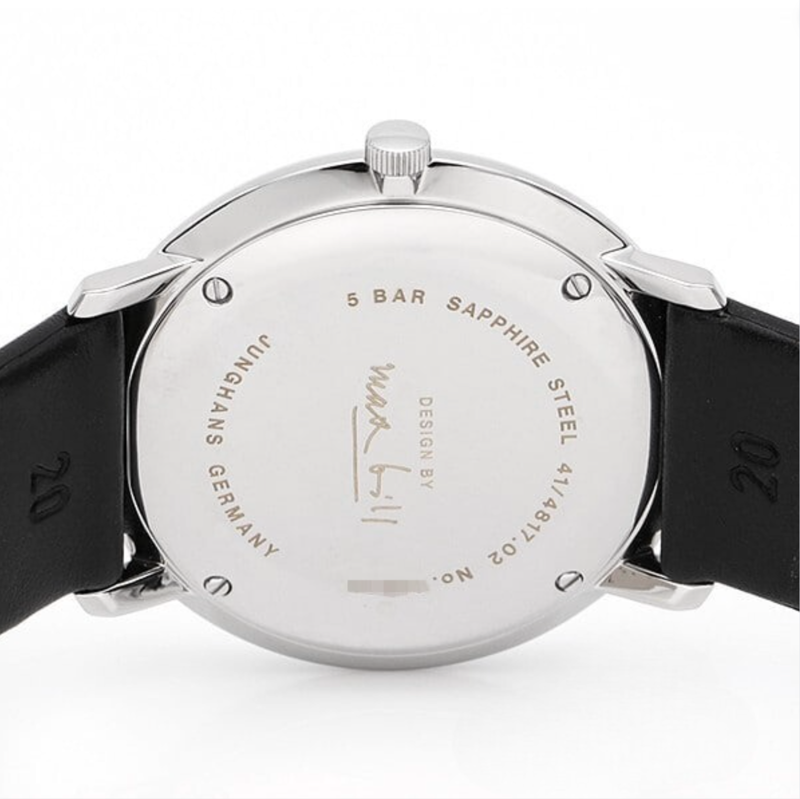 Junghans Max Bill Quartz 041/4817.02 white Dial Sapphire Men's Watch ...