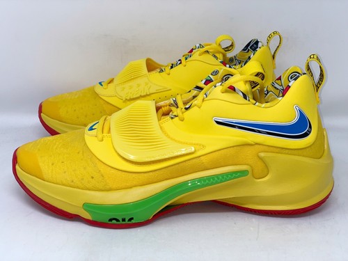 Nike Zoom Freak 3 x UNO Yellow Sneakers, Size 9 BNIB DC9364-700 | eBay