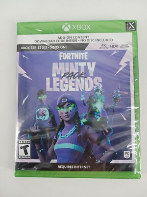 Xbox One Series X S Fortnite Minty Legends Pack With Download NEW ...