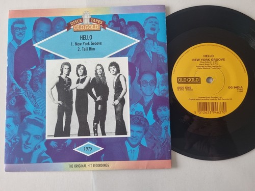 Hello - New York Groove / Tell Him 7'' Vinyl UK | eBay