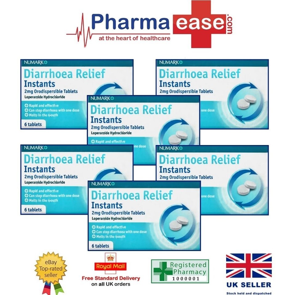 36 Generic Imodium Instants Tablets Relief From Diarrhoea | eBay