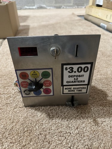Car Wash Coin Acceptor with LED, Timer, Switch, and Slug Buster | eBay